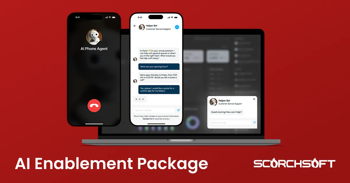 AI Enablement Package for Business | AI Phone, AI App & AI Web Widget