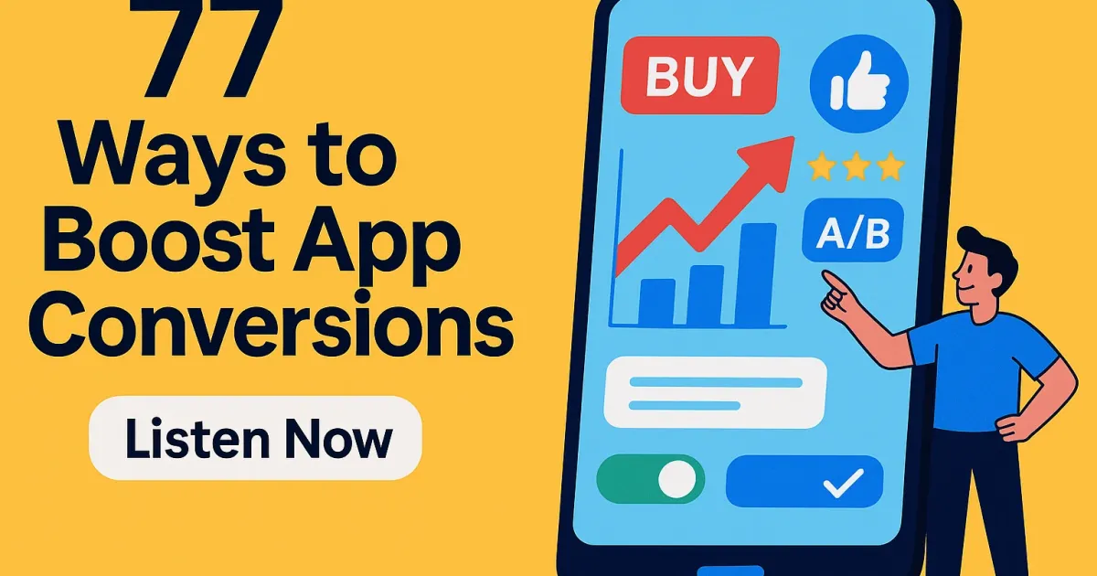 App CRO Tips: 77 App Conversion Rate Boosting Techniques- Tech Toolkit ...