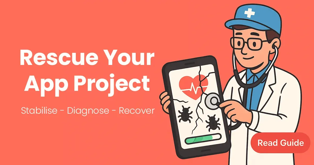 Rescue a Failing App Project: Stabilise in 72 Hours (Step-by-Step Guide)
