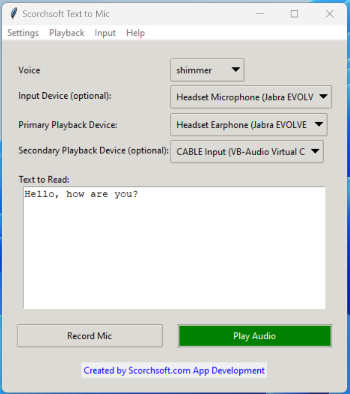 Text-to-Mic: Free AI Text-to-speech-to-microphone TTS & STTTS App ...