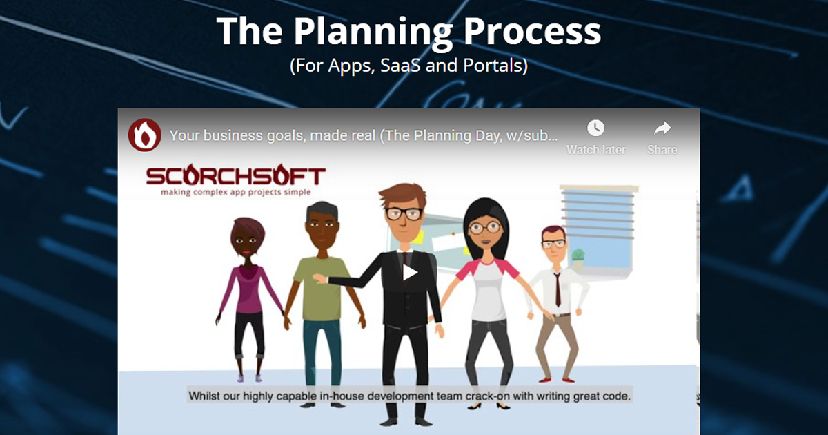 Planning Process (For Apps, SaaS, and Portals)