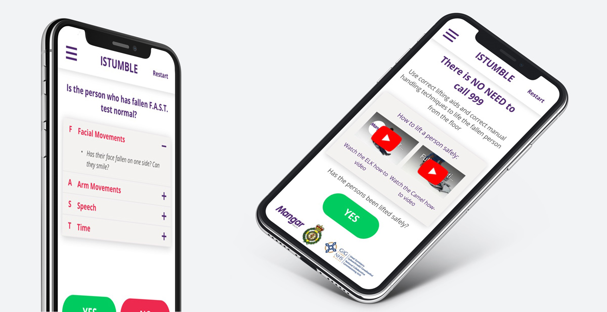 iStumble post-fall app case study