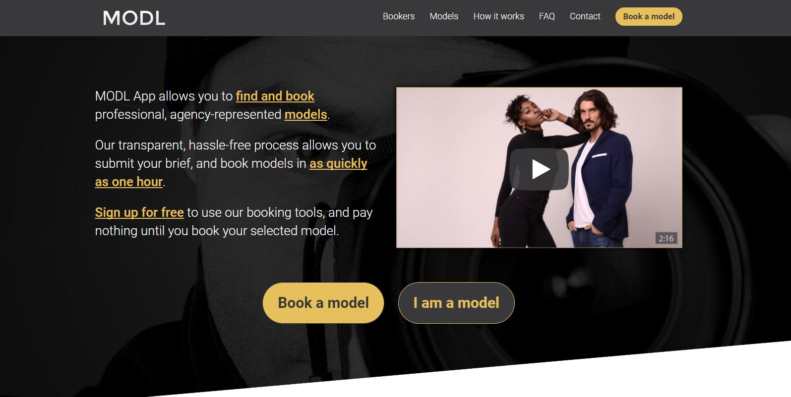 MODL Marketplace Mobile App Development Case Study (Modelling Industry)