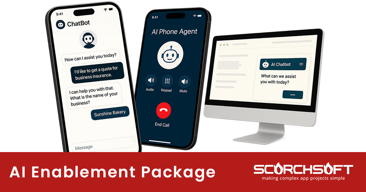 AI Enablement Package for Business | AI Phone, AI App & AI Web Widget